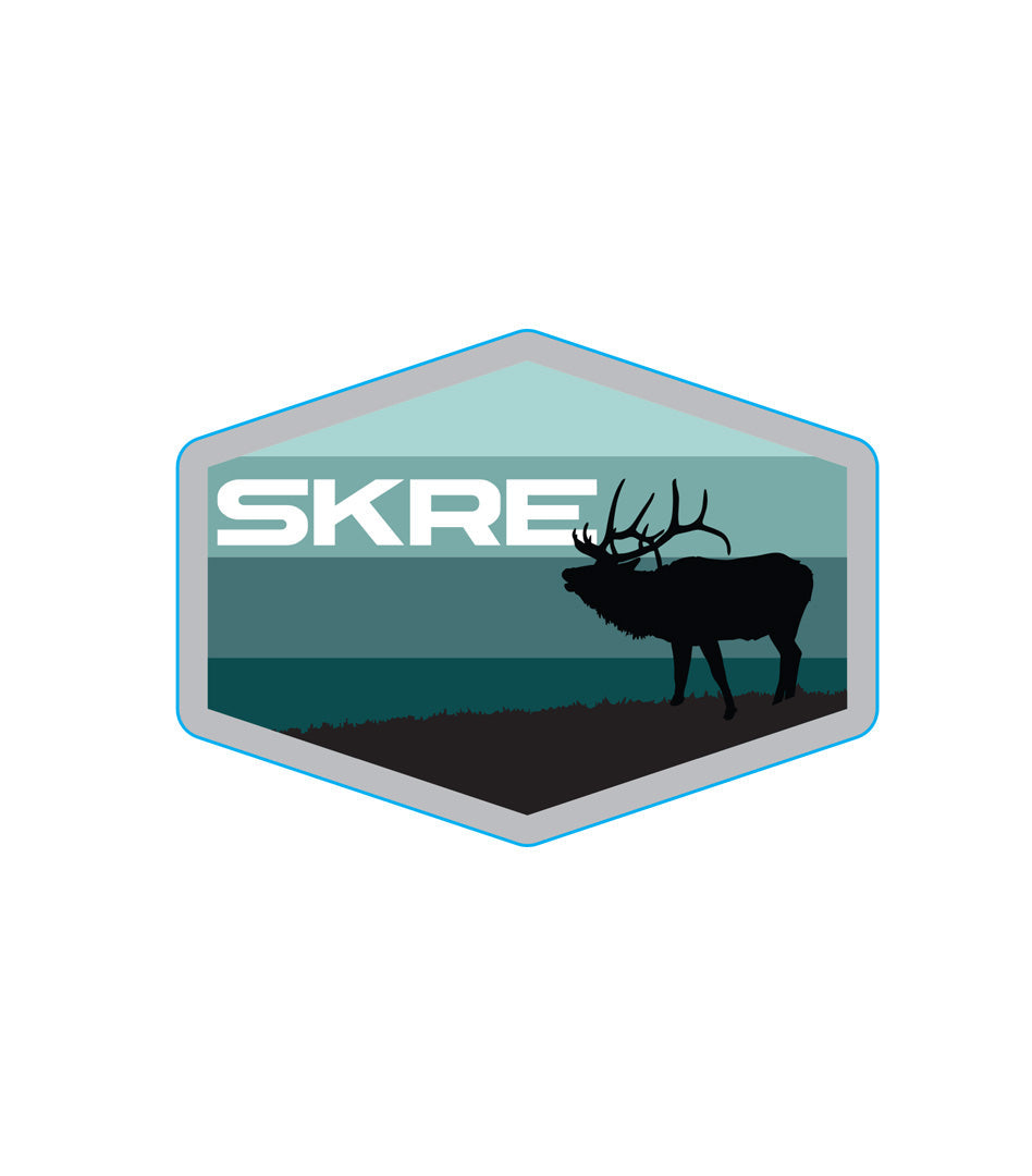 Elk Sticker - Blue – SKRE Canada